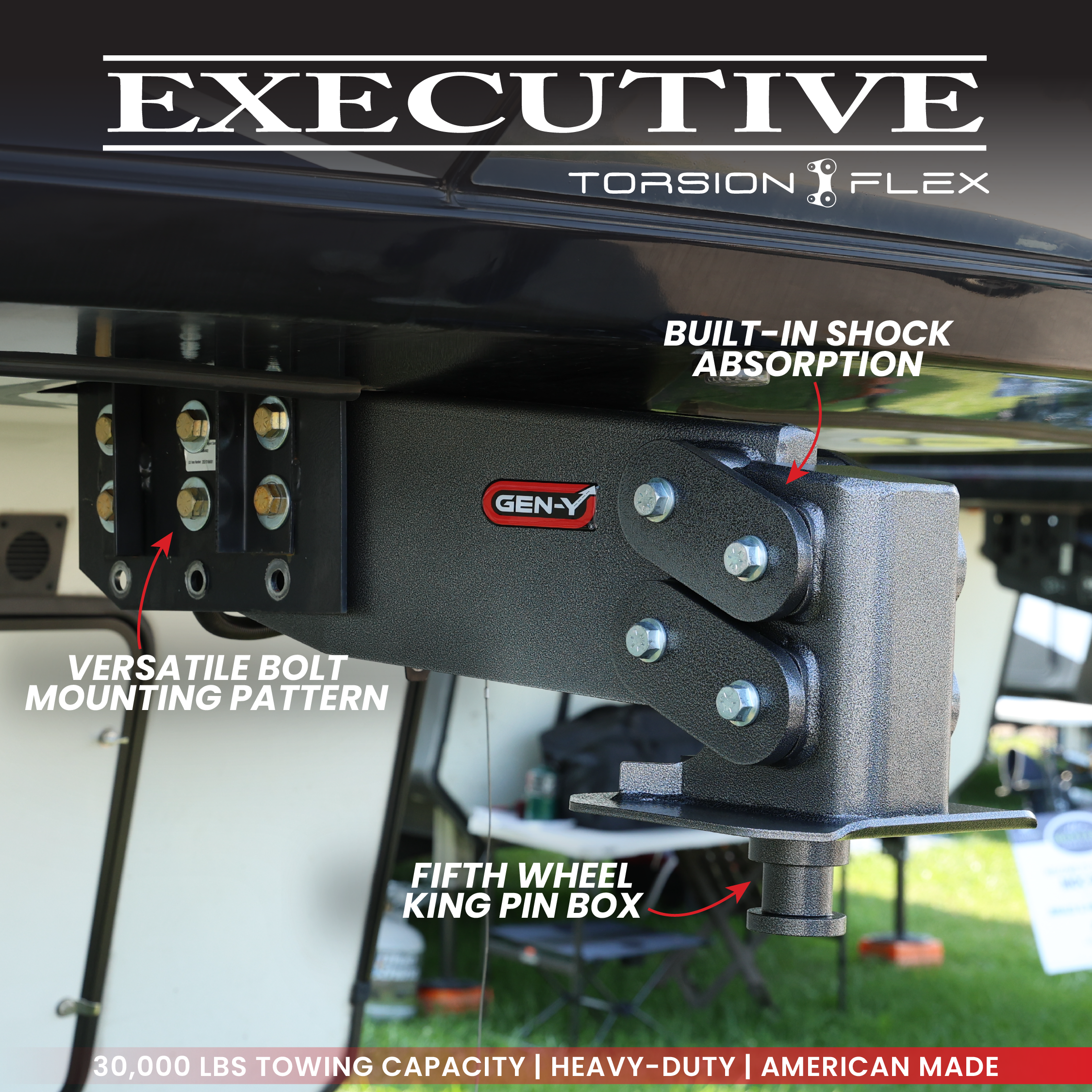 Executive 5th Wheel King Pin Box – GEN-Y HITCH