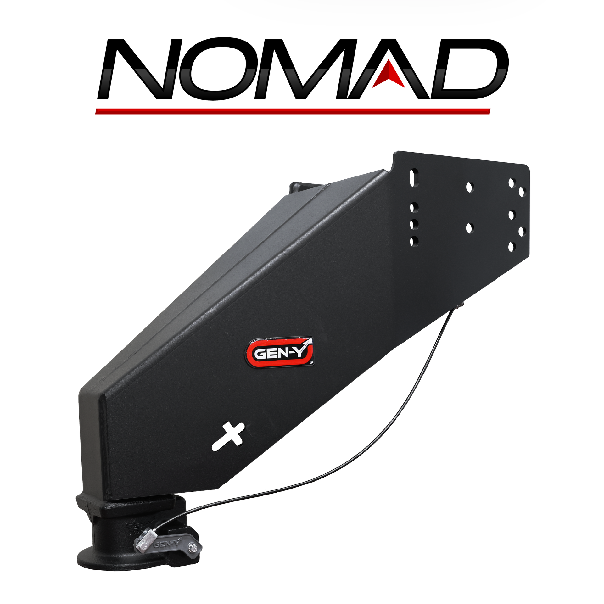 The NOMAD Fifth Wheel-to-Gooseneck Static Pin Box with SnapLatch Coupl ...